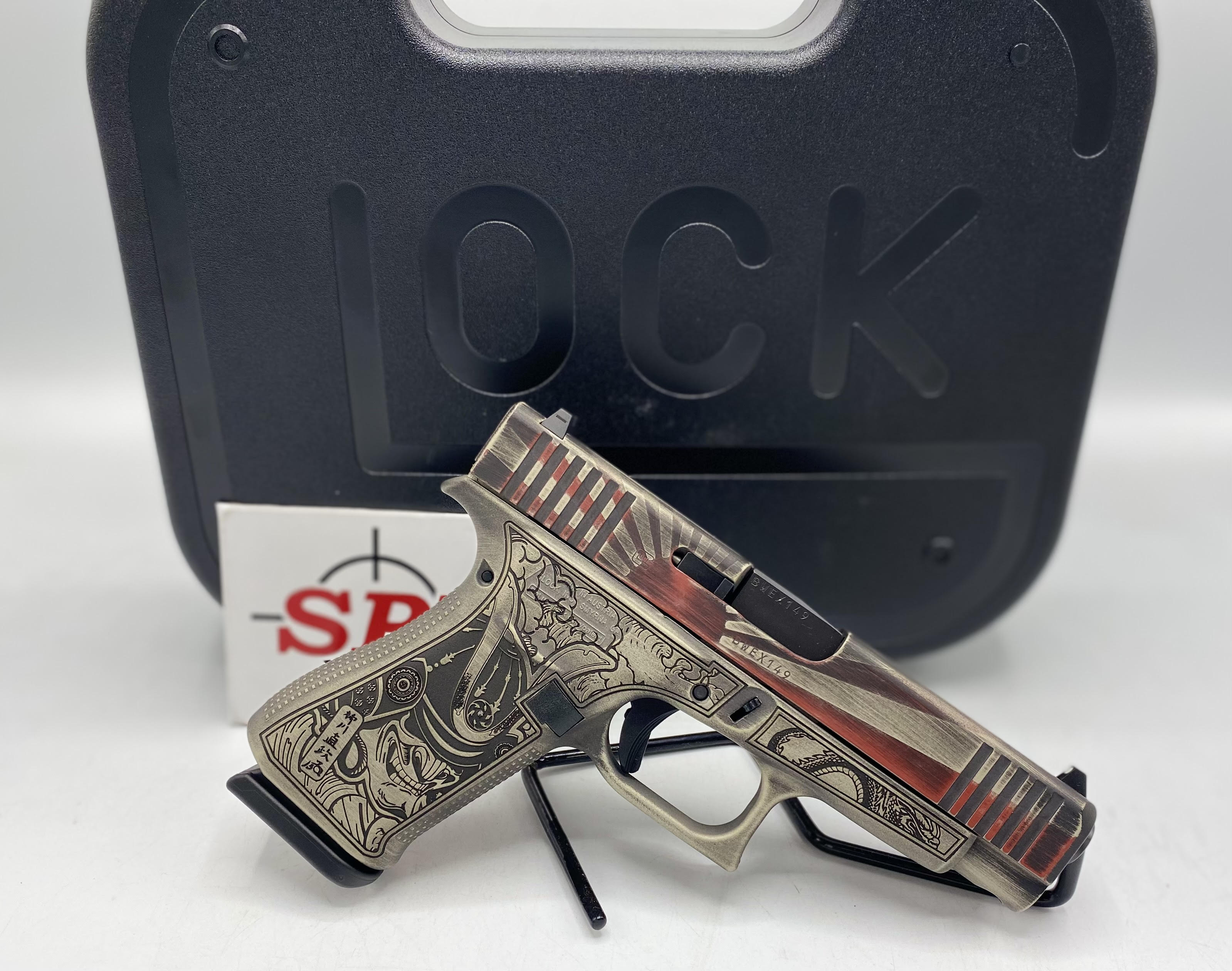 Glock 48 "Rising Sun Bushido Battleworn" 9mm NIB PA4850201RSBSBW - Semi ...
