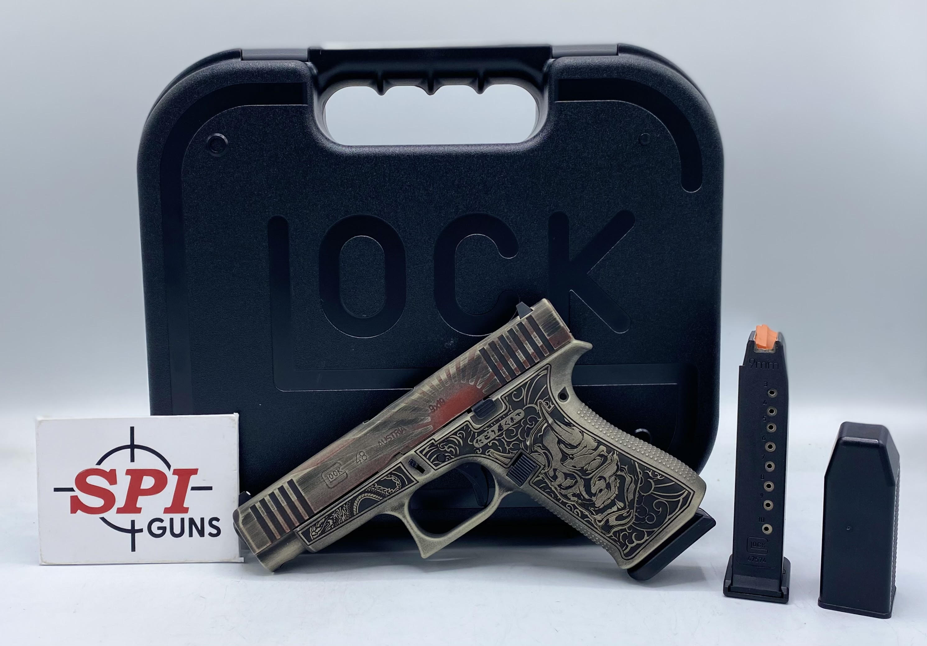 Glock 48 "Rising Sun Bushido Battleworn" 9mm NIB PA4850201RSBSBW - Semi ...