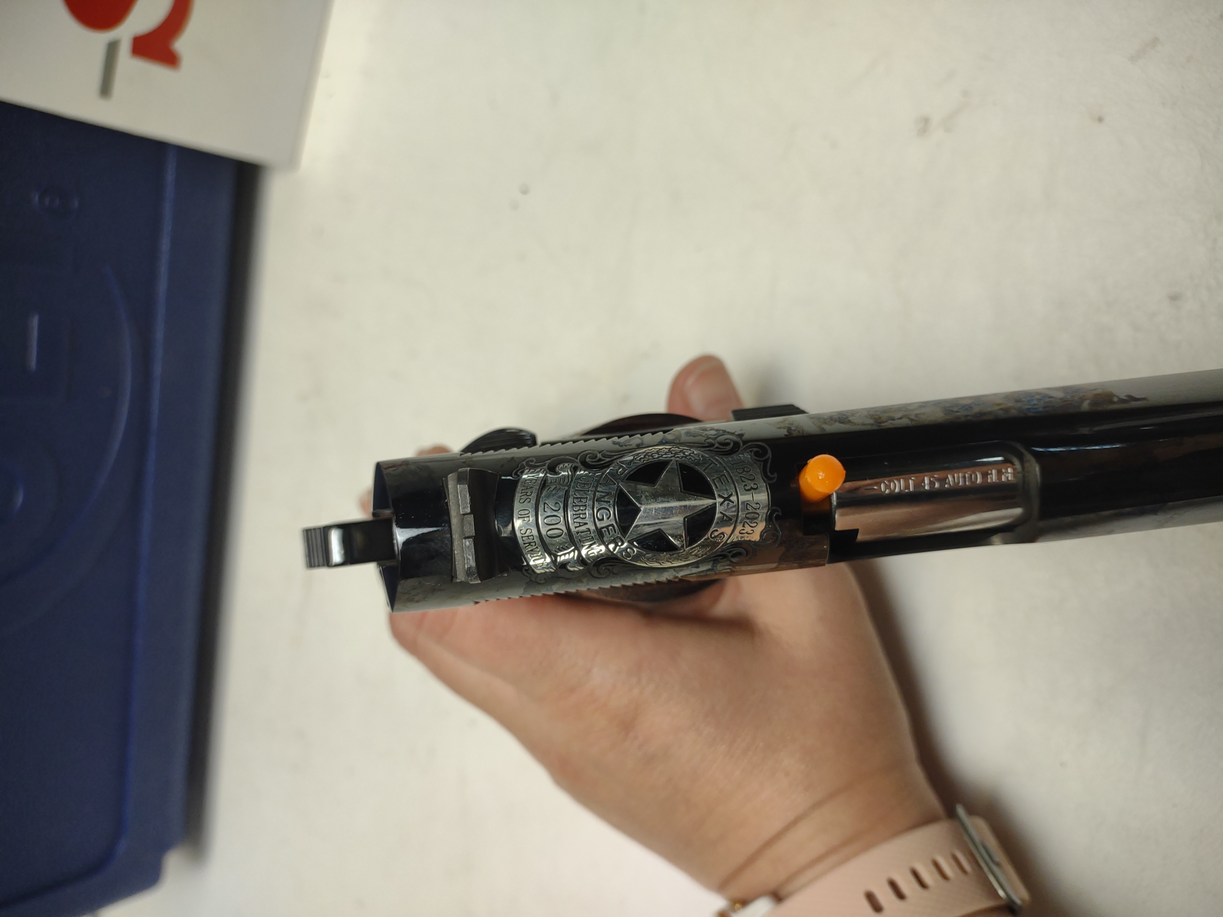 COLT 1911 GOVT TX RANGERS RARE 200TH ANNIV. 45ACP 1 of 200 O1911C-TXR ...